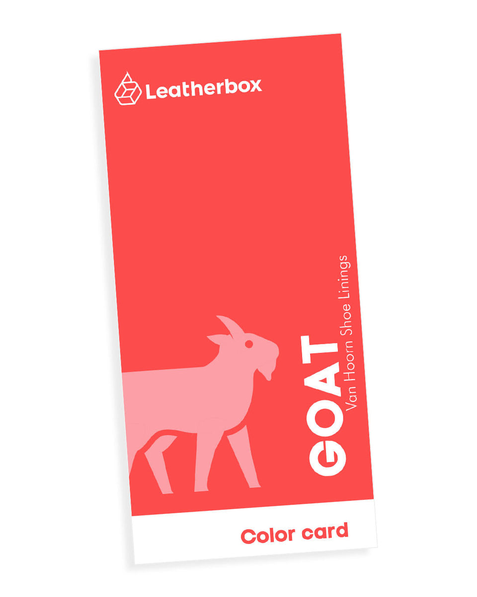 Goat Colour charts I Always order the right leather