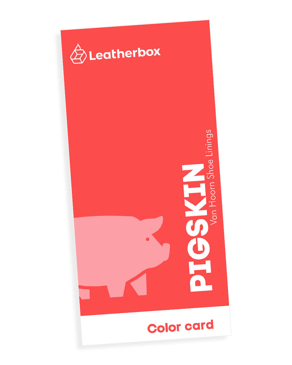 Pigskin Velour & Glazed Colour charts I Always order the right leather