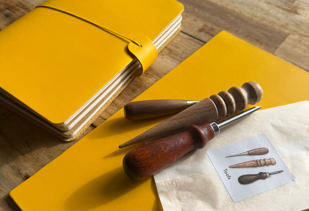 Leather Journal Kit – Premium Leather DIY Set - Leatherbox USA