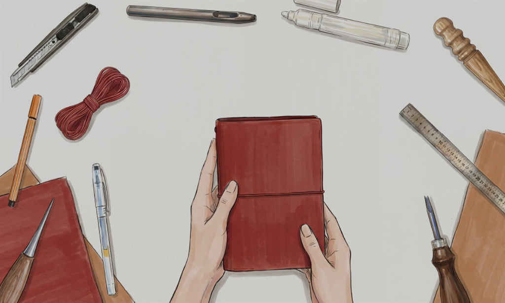 Leather Journal Kit – Premium Leather DIY Set - Leatherbox USA